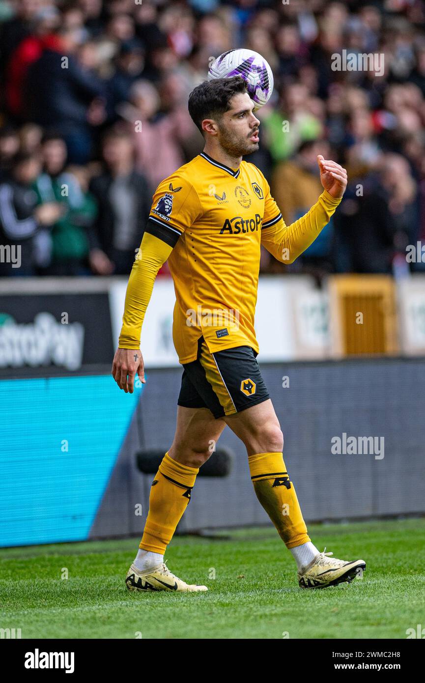 Wolverhampton, UK. 25th February 2024; Molineux Stadium, Wolverhampton ...