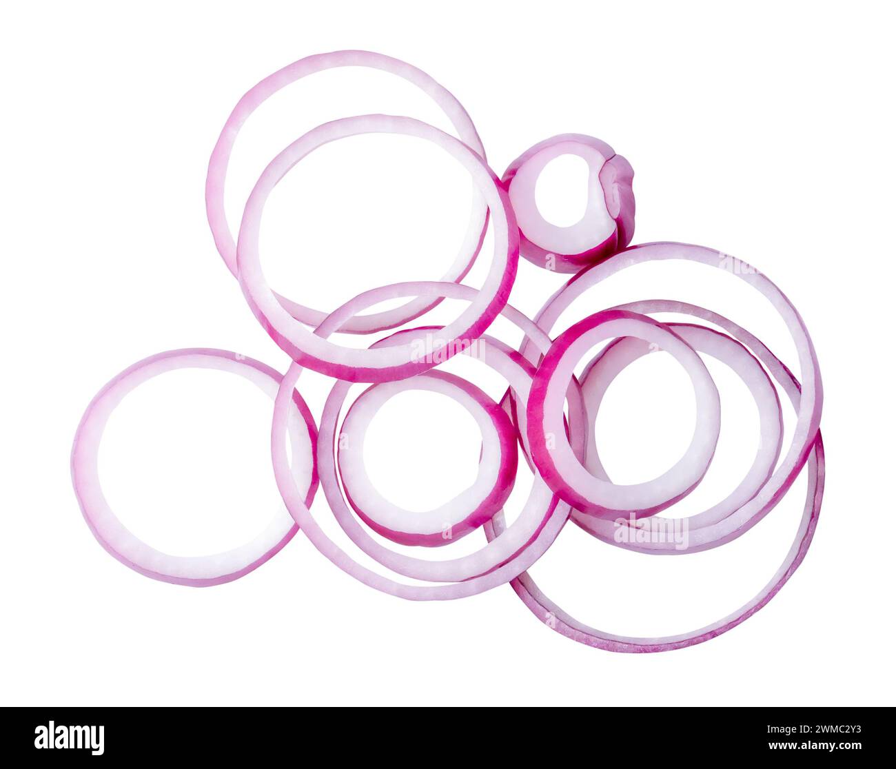 Red onion topview Cut Out Stock Images & Pictures - Alamy