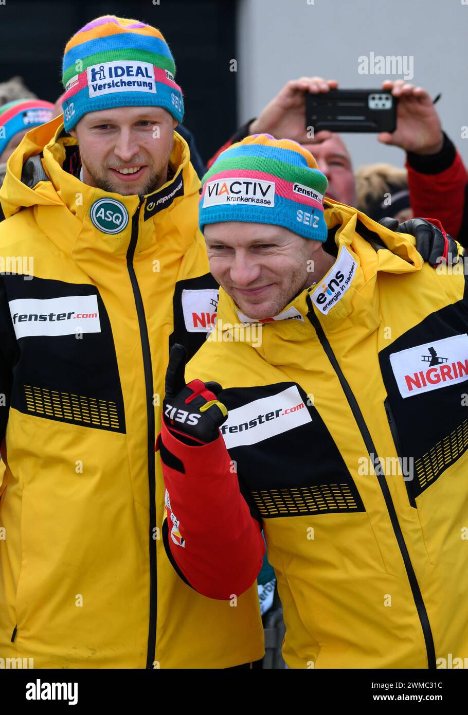 Winterberg, Germany. 25th Feb, 2024. Bobsleigh: World Championships ...