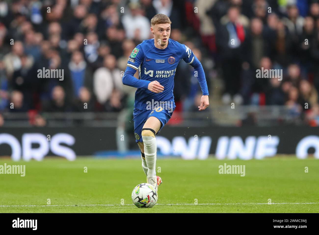 during the Carabao Cup Final match Chelsea vs Liverpool at Wembley ...