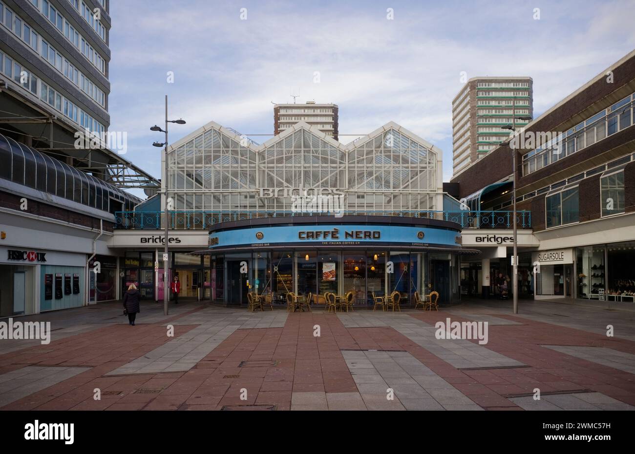 Caffe Nero in the Bridges centre at Sunderland town centre Stock Photo ...