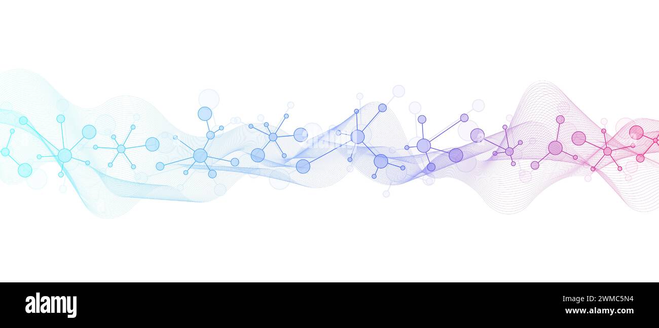 DNA Abstract Background with Deoxyribonucleic Acid Structure and Cell ...
