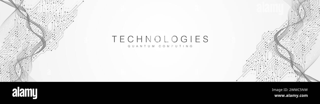 Abstract background with technology circuit board texture. Modern ...