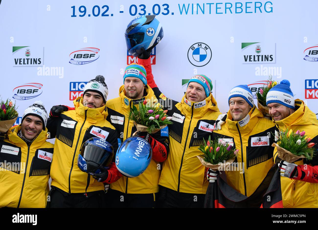 Winterberg, Germany. 25th Feb, 2024. Bobsleigh: World Championships ...