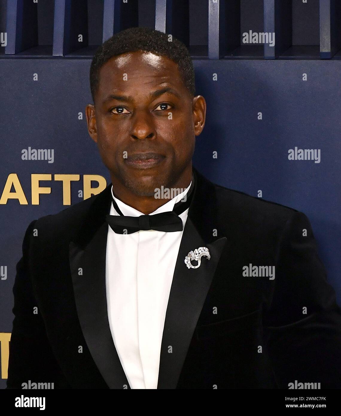 Sterling K. Brown attends the 30th Annual Screen Actors Guild Awards at ...