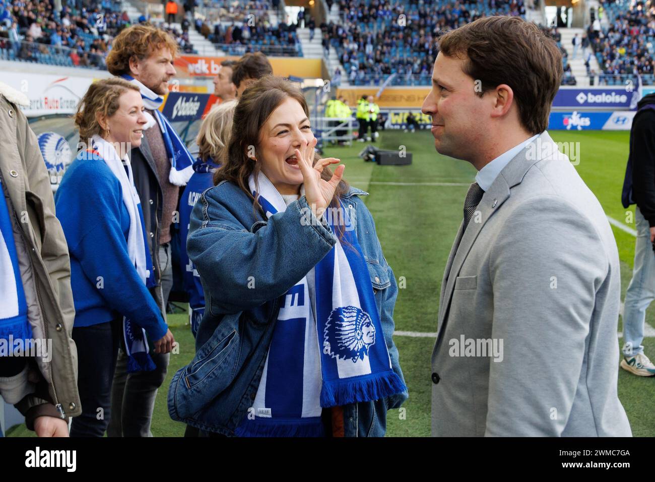 Gent, Belgium. 25th Feb, 2024. Belgian actress Frances Lefebure ...