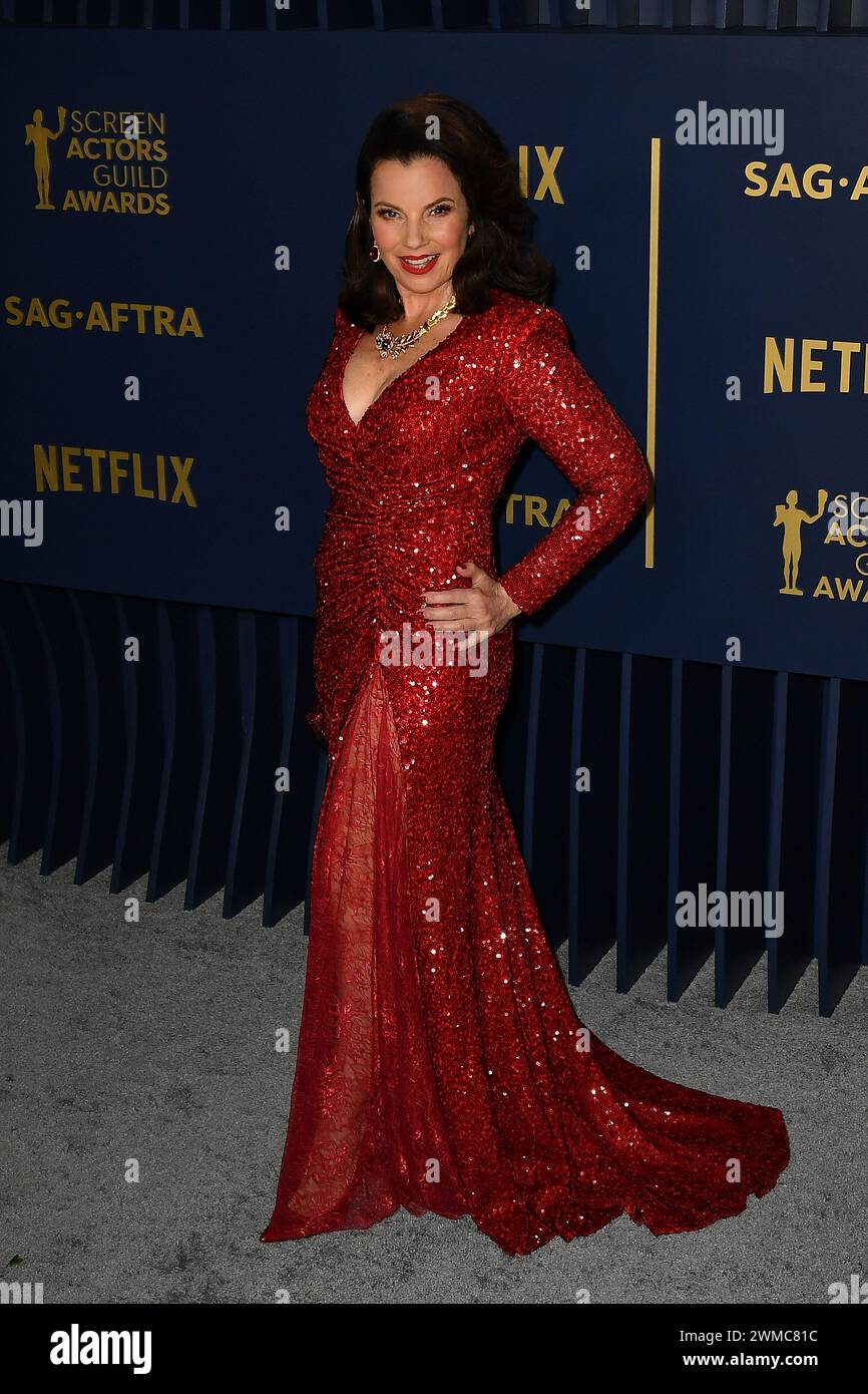 Fran Drescher attends the 30th Annual Screen Actors Guild Awards at ...