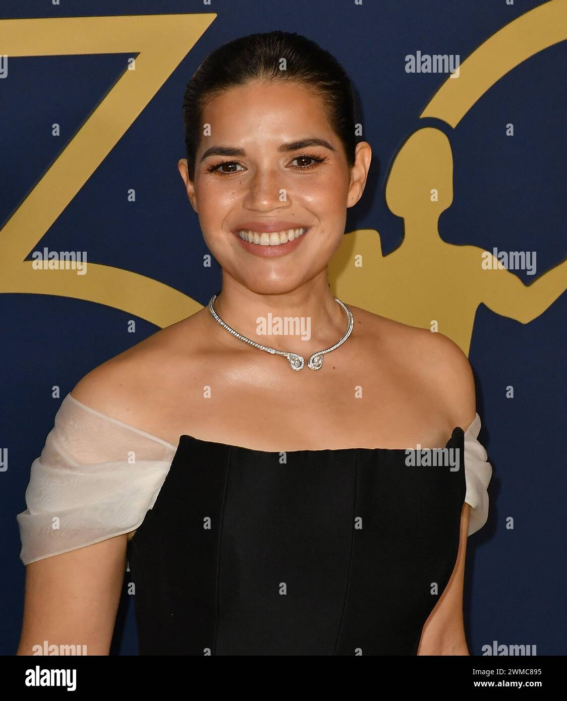 Los Angeles, USA. 25th Feb, 2024. America Ferrera attends the 30th ...