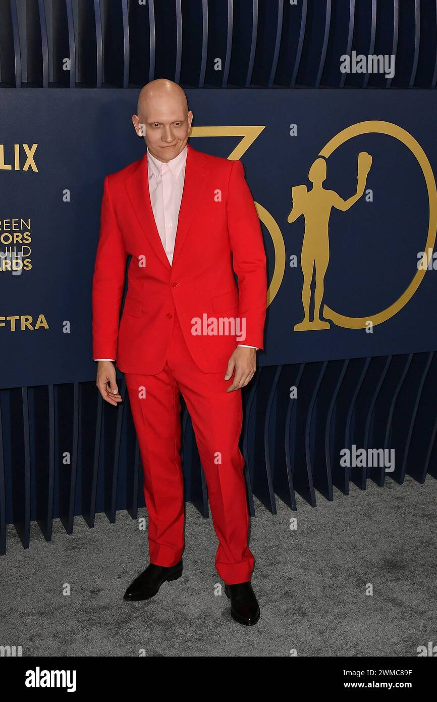 Anthony Carrigan attends the 30th Annual Screen Actors Guild Awards at ...