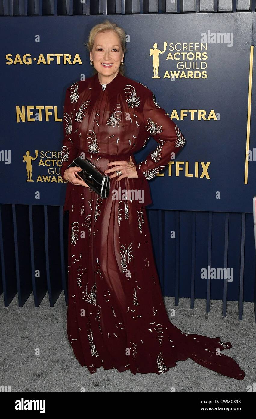Meryl Streep attends the 30th Annual Screen Actors Guild Awards at ...