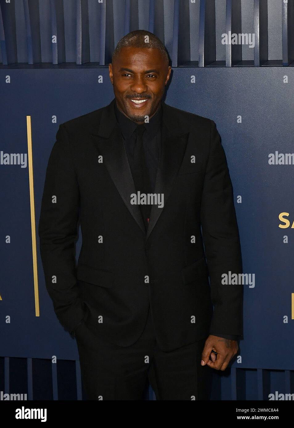 Idris Elba attends the 30th Annual Screen Actors Guild Awards at Shrine ...