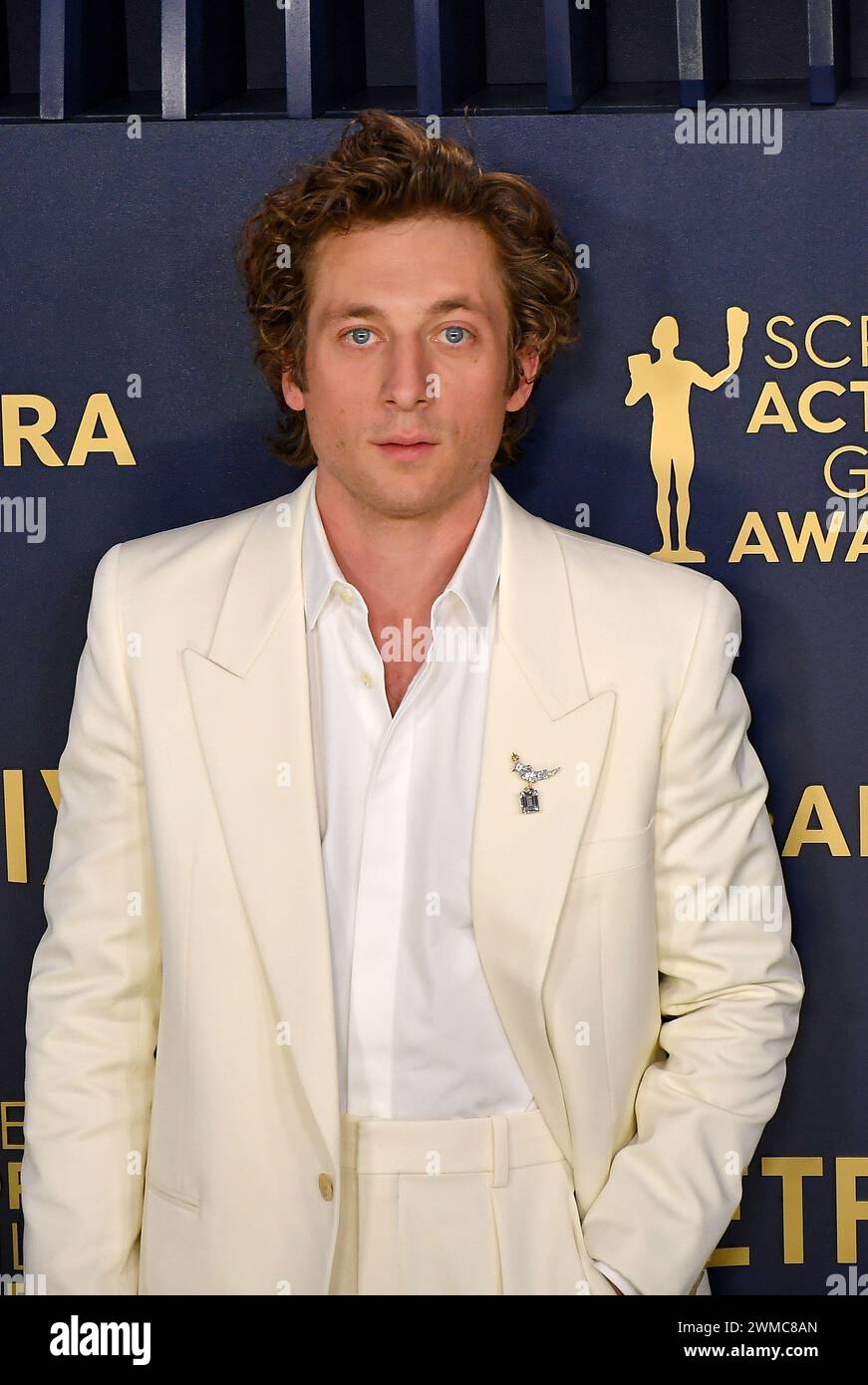 Jeremy Allen White attends the 30th Annual Screen Actors Guild Awards ...