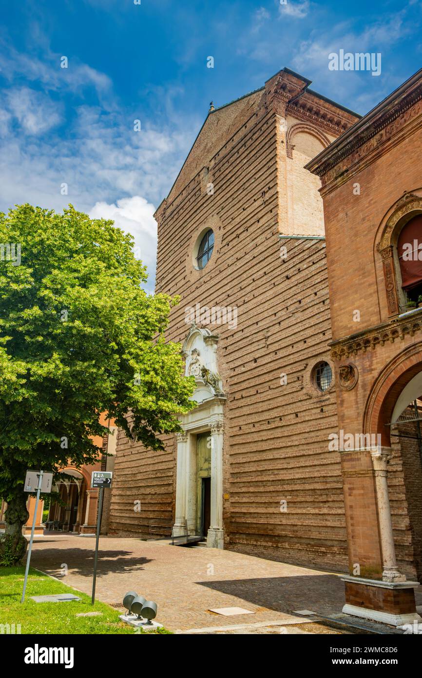 Ferrara, Emilia Romagna, Italy. The monumental Ferrara Charterhouse ...