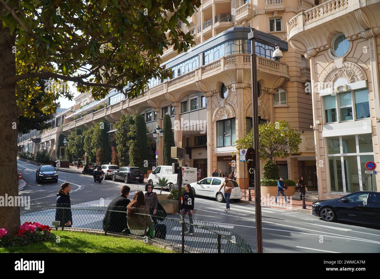 Old town monaco street hi-res stock photography and images - Alamy