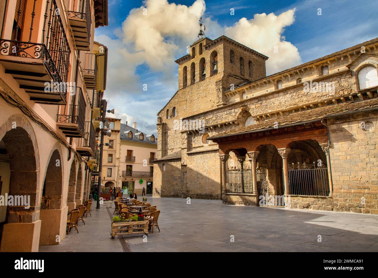 Catedral de San Pedro, Cathedral, Jaca, Huesca province, Aragón, Spain ...