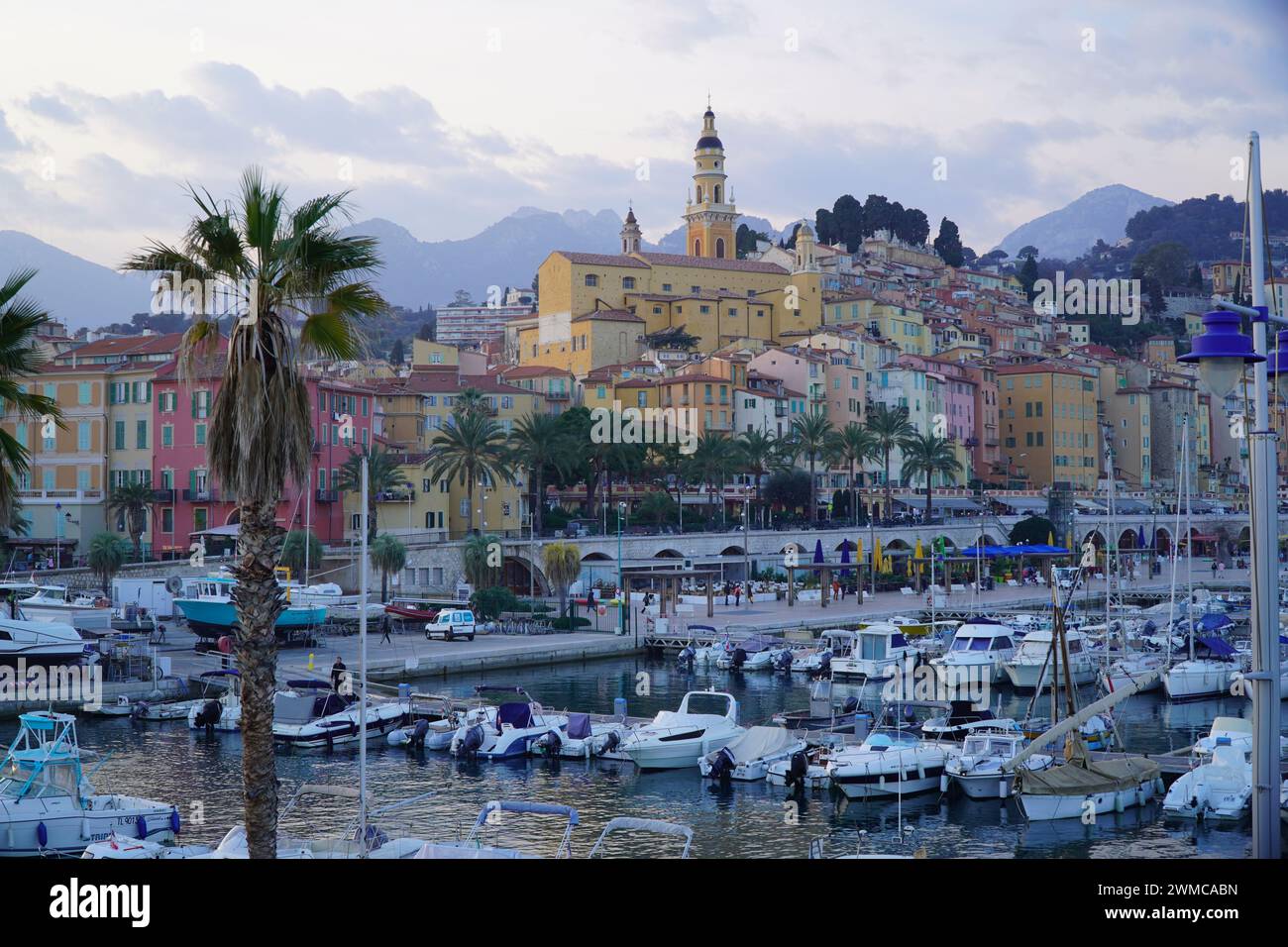 Menton promenade old town hi-res stock photography and images - Alamy