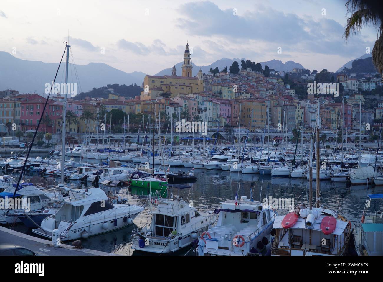 port of Menton France Stock Photo - Alamy