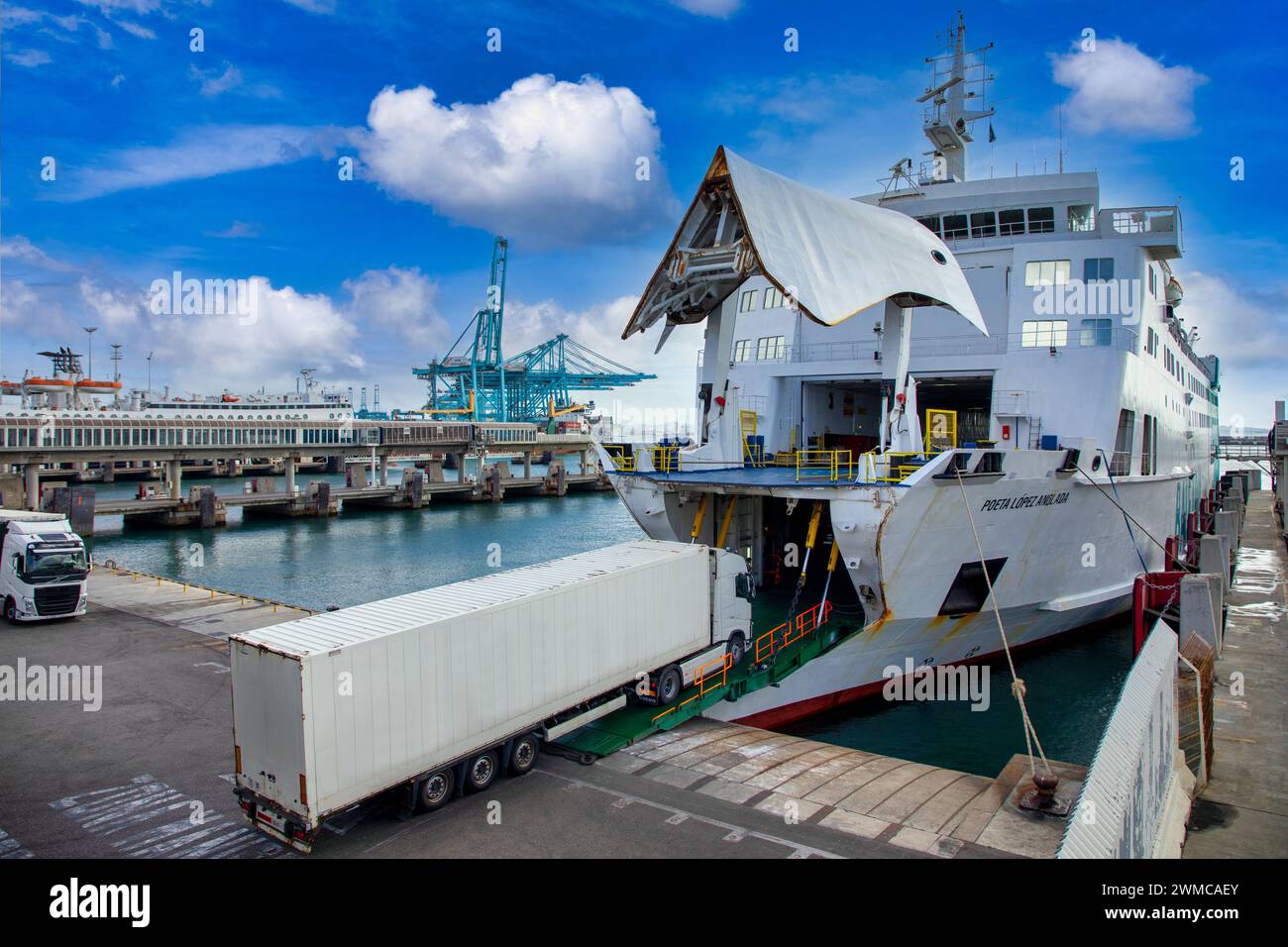 Ferry between spain and morocco hi-res stock photography and images - Alamy