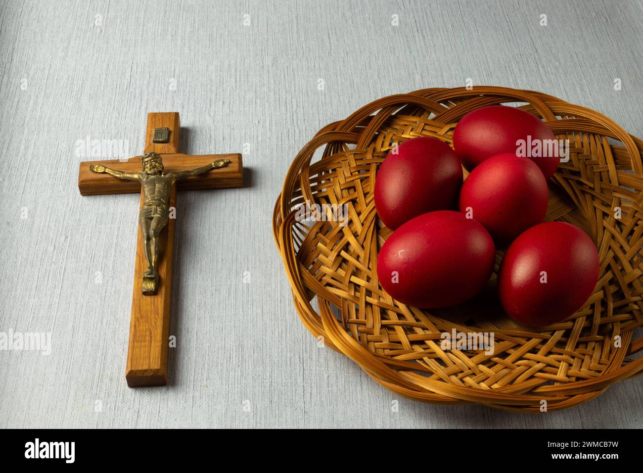 Lent season - Bread, water and bible Stock Photo - Alamy