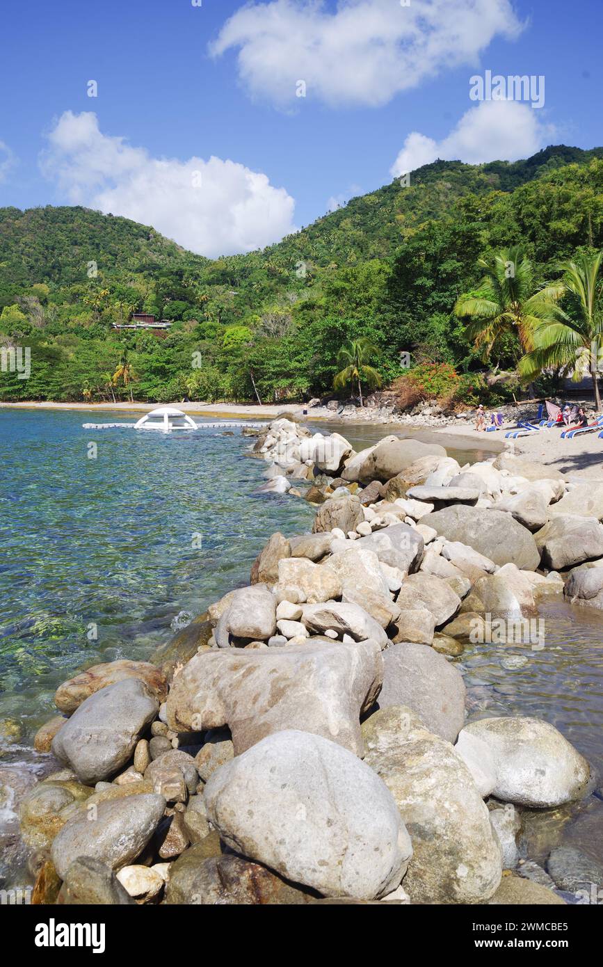 Malgretoute beach st lucia hi-res stock photography and images - Alamy