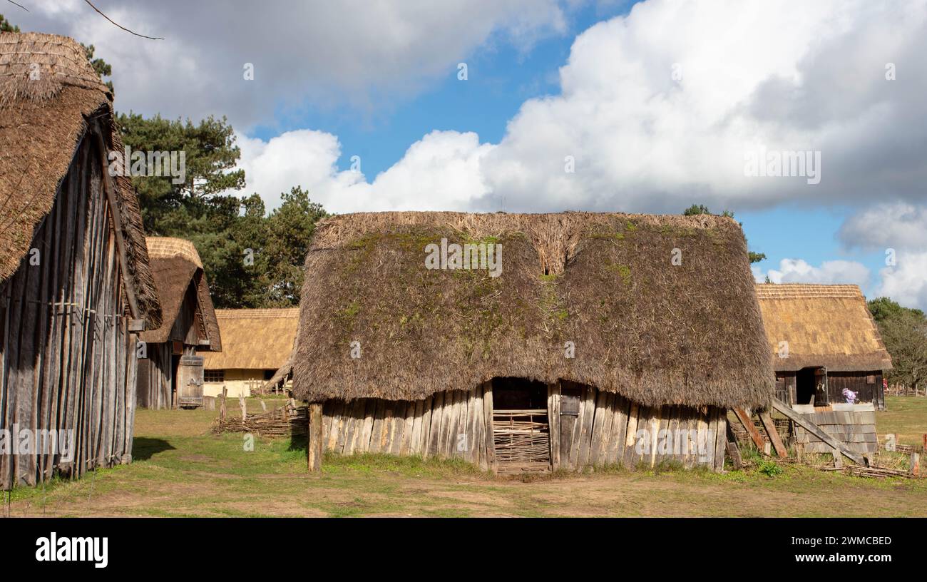 Anglo saxon village hi-res stock photography and images - Alamy