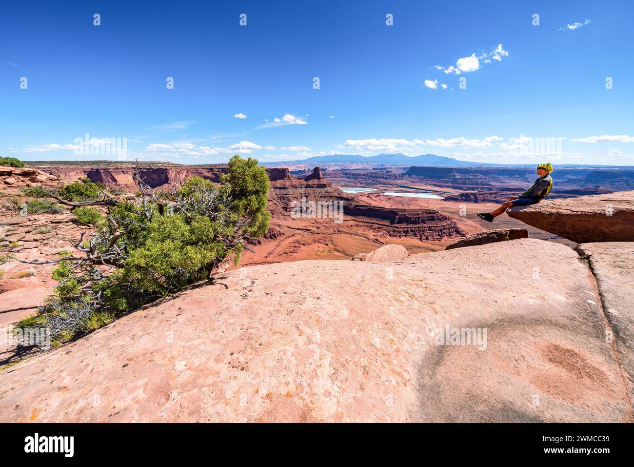 At Dead Horse Point State Park with solar evaporation ponds in the ...