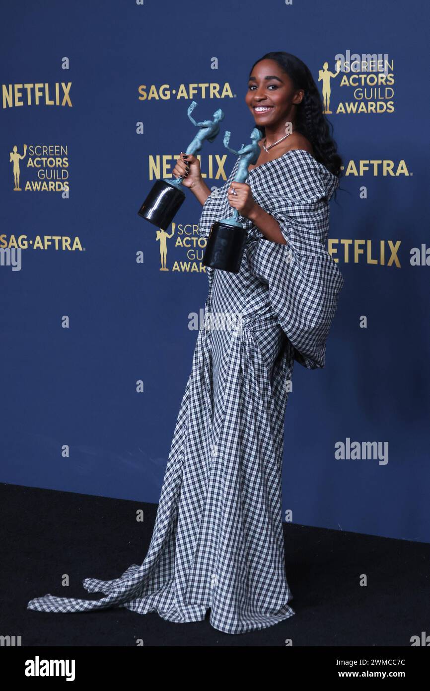 Los Angeles, USA. 25th Feb, 2024. LOS ANGELES, CALIFORNIA - FEBRUARY 24 ...