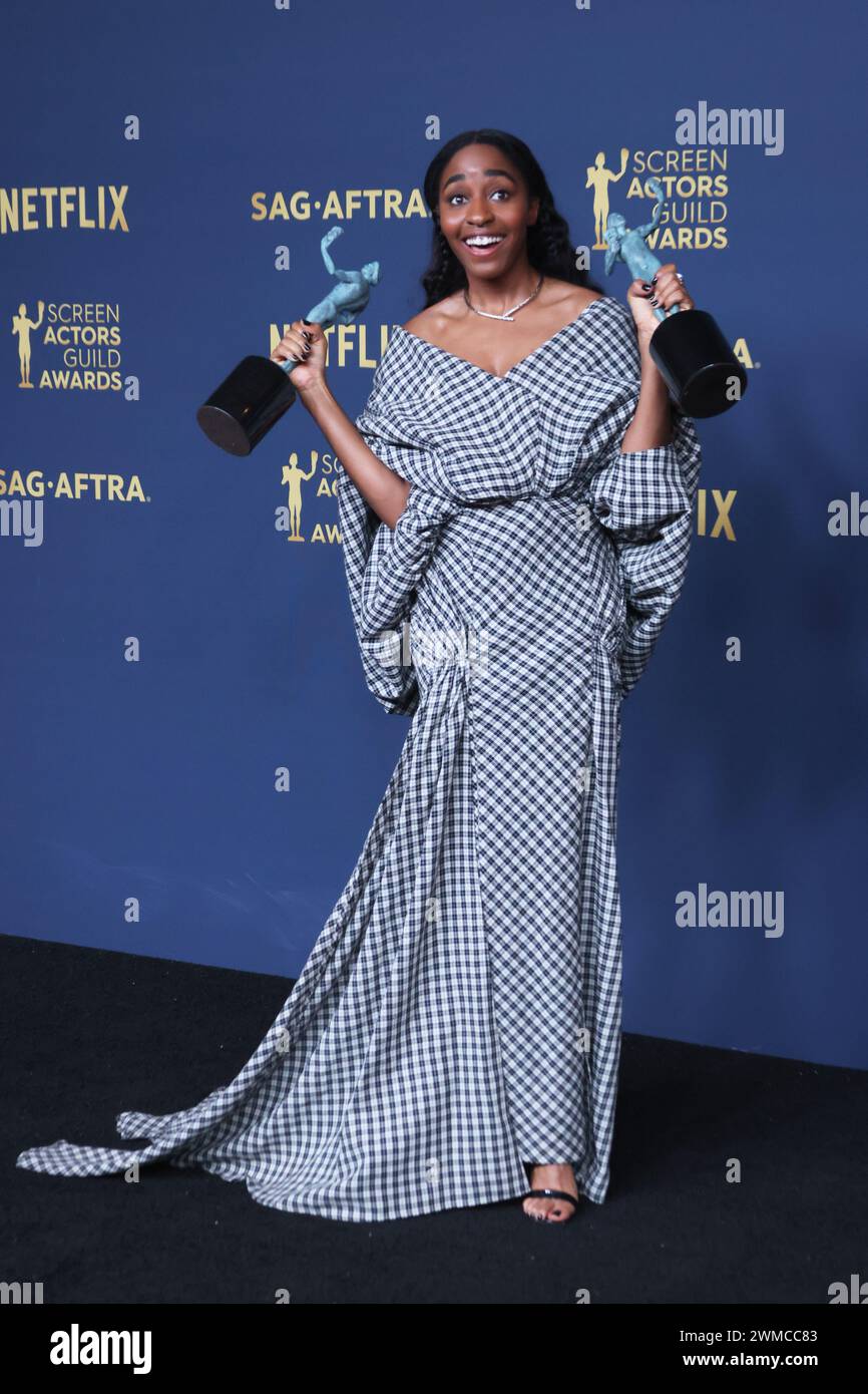 Los Angeles, USA. 25th Feb, 2024. LOS ANGELES, CALIFORNIA - FEBRUARY 24 ...