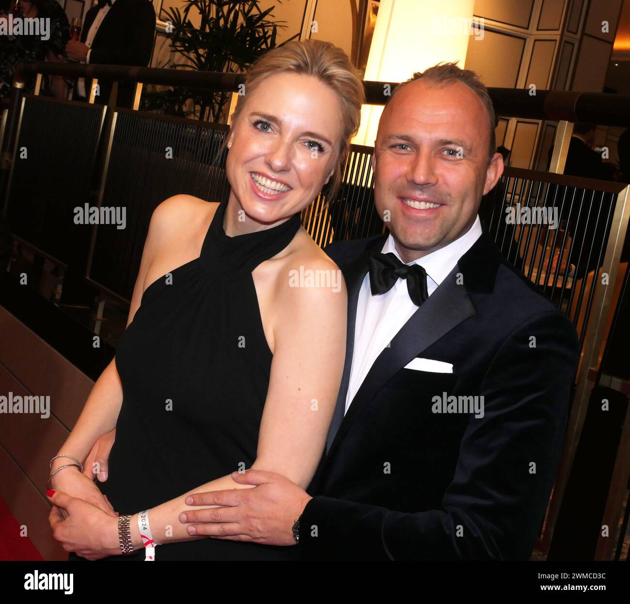 Berlin, Germany. 24th Feb, 2024. Politician Sebastian Czaja and wife ...