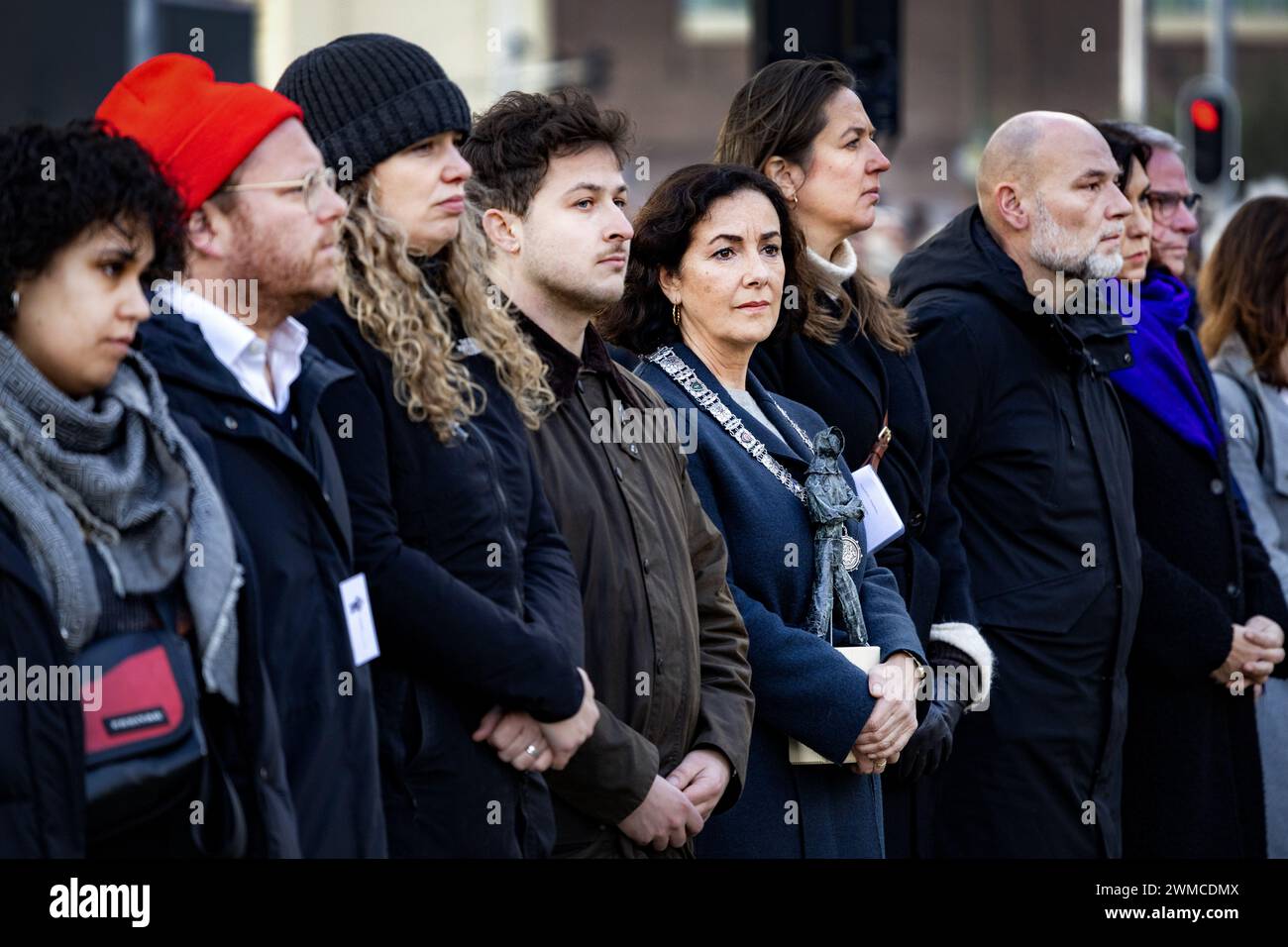 AMSTERDAM - Mayor Femke Halsema during the commemoration of the ...