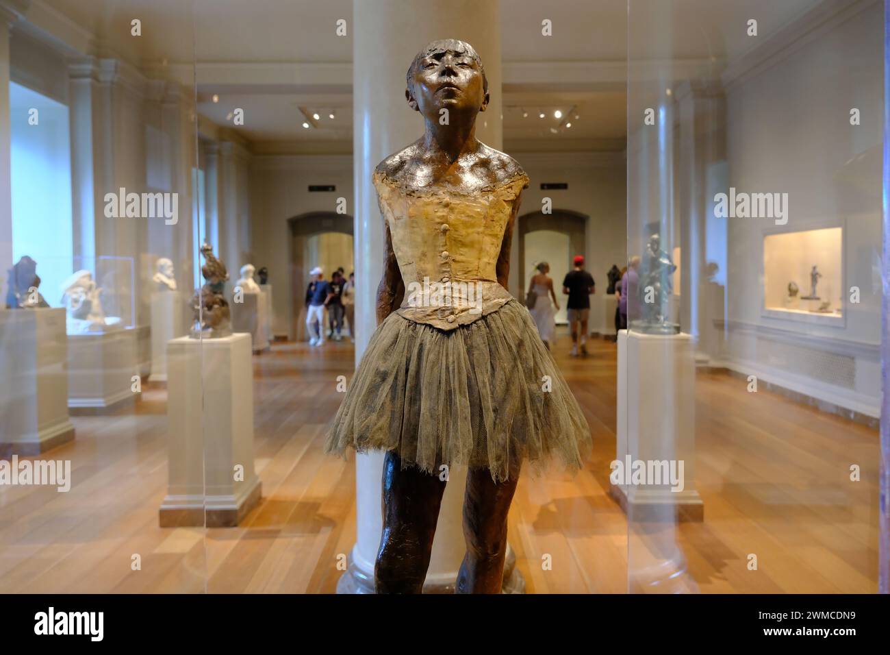 The statue of Little Dancer Aged Fourteen (1878-1881) by French Artist ...