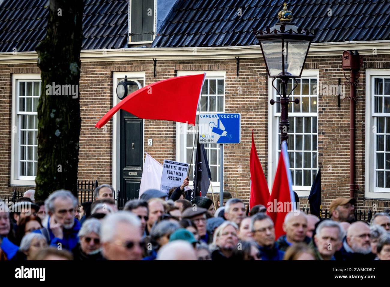 AMSTERDAM - Public during the commemoration of the February strike. The ...