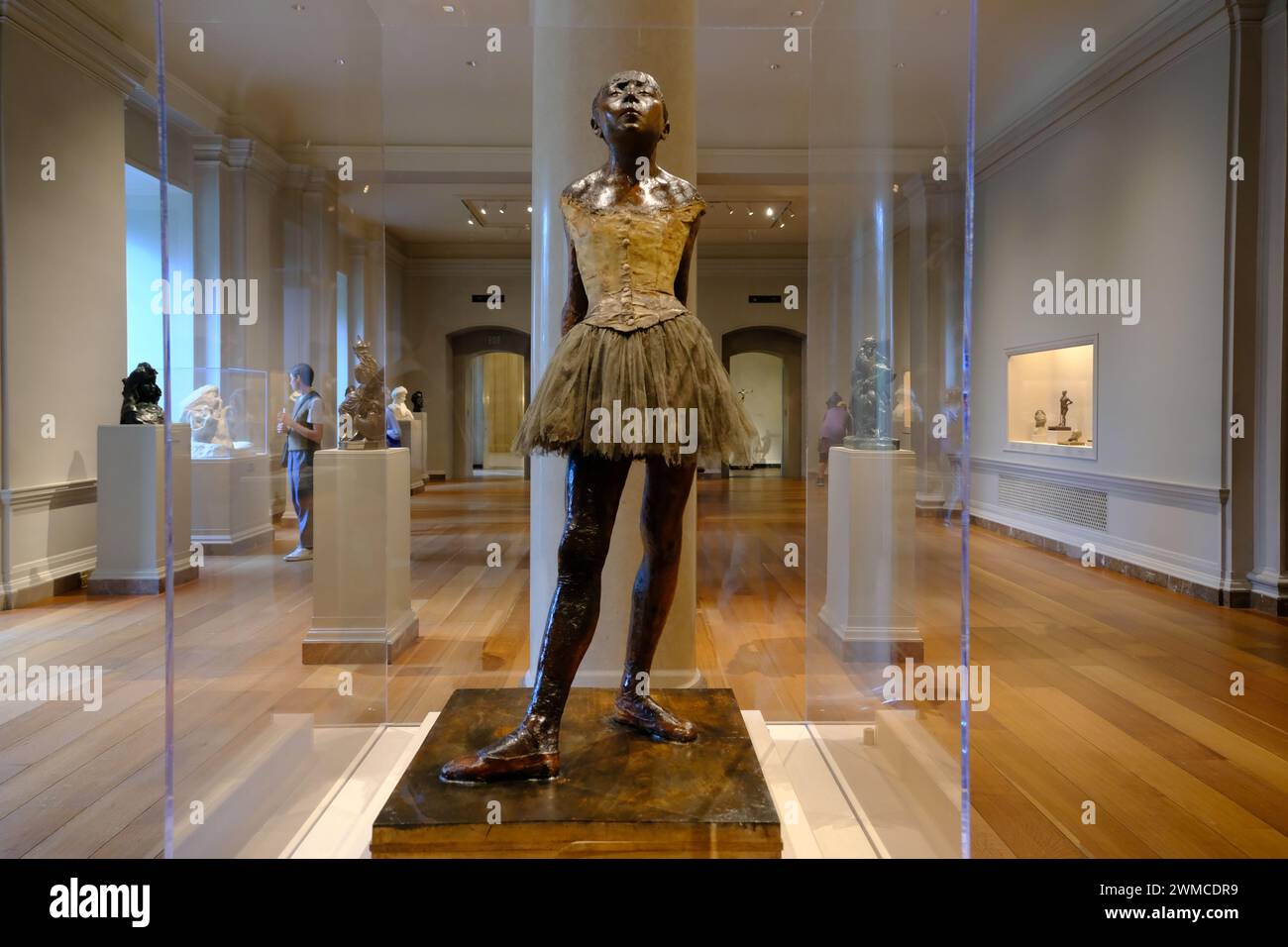 The statue of Little Dancer Aged Fourteen (1878-1881) by French Artist ...