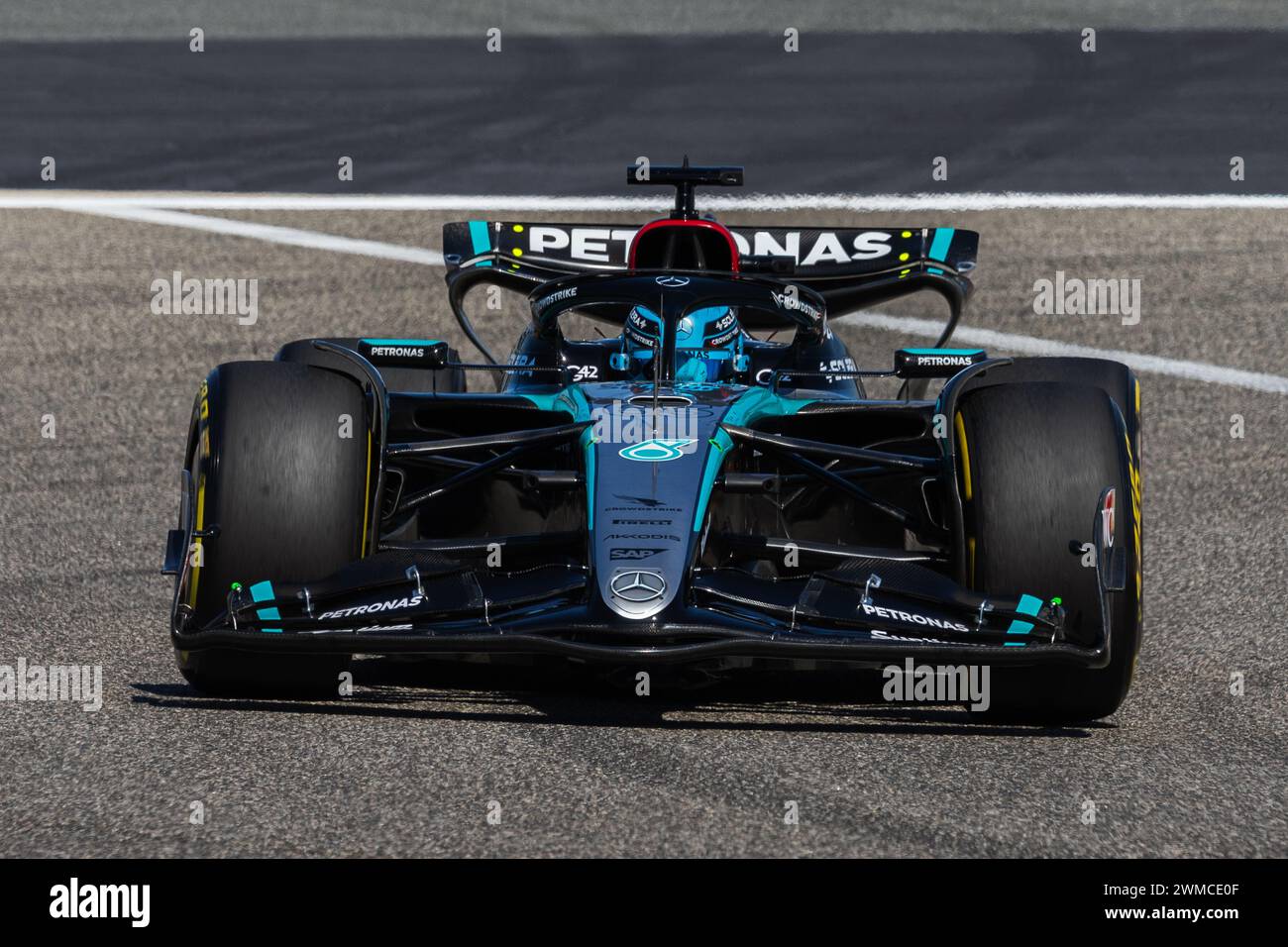 MANAMA, BAHRAIN, Bahrain International Circuit, 22.Feb.2024: George ...