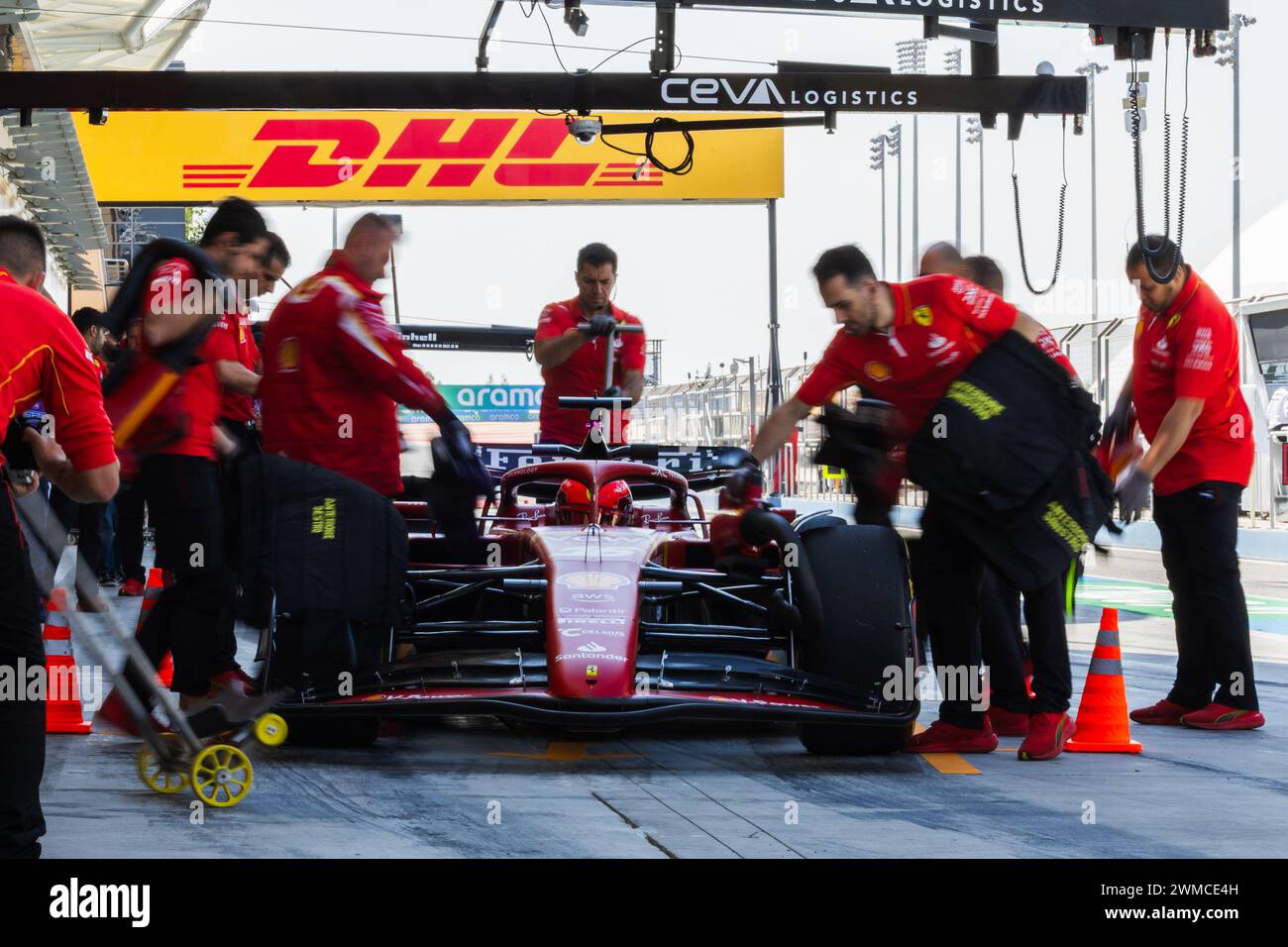 MANAMA, BAHRAIN, Bahrain International Circuit, 22.Feb.2024: Charles ...
