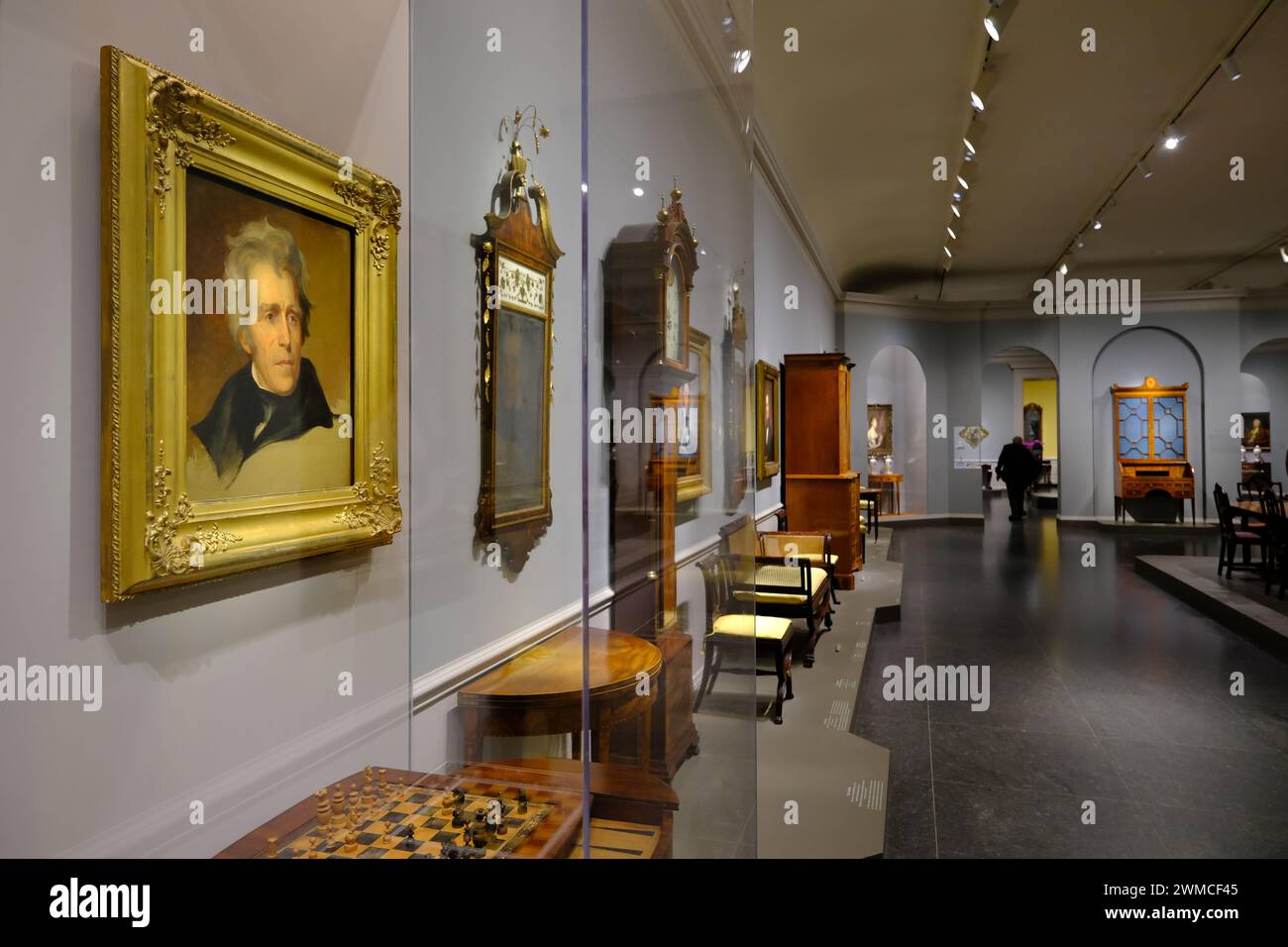 The portrait of Andrew Jackson 1845 by American portrait painter Thomas ...