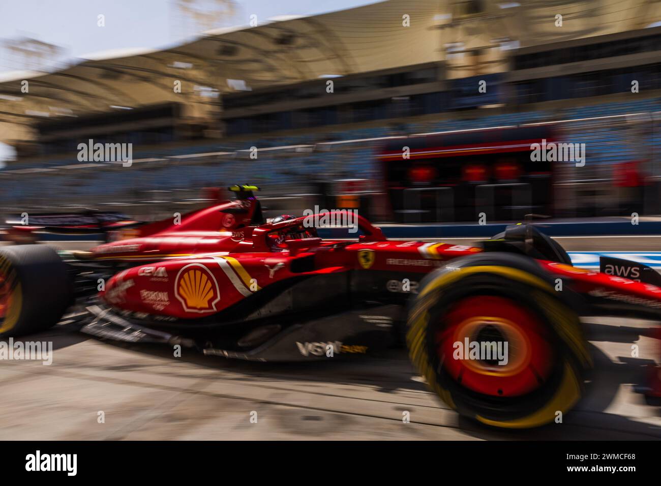 MANAMA, BAHRAIN, Bahrain International Circuit, 23.Feb.2024: Carlos ...