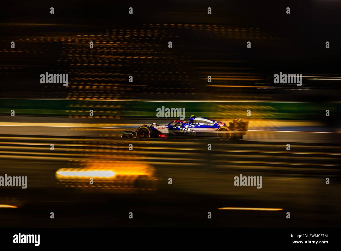 MANAMA, BAHRAIN, Bahrain International Circuit, 23.Feb.2024: Yuki Tsunoda of Japan and Visa Cash ...