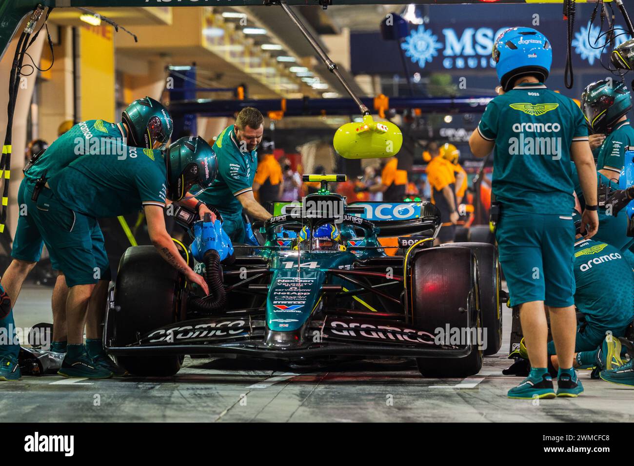 MANAMA, BAHRAIN, Bahrain International Circuit, 23.Feb.2024: Fernando ...