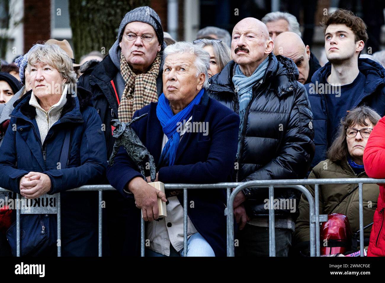 AMSTERDAM - Public during the commemoration of the February strike. The ...