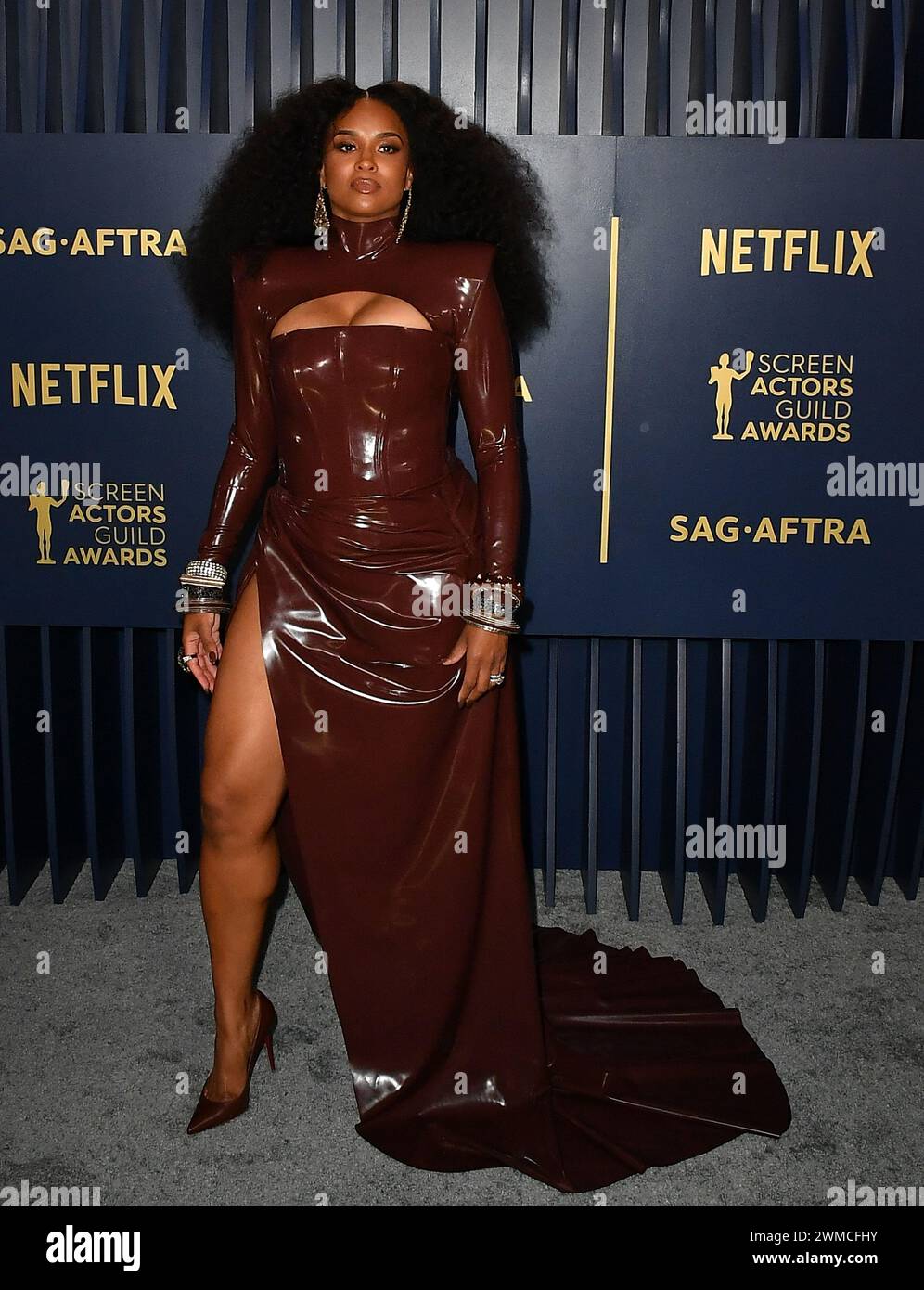Ciara attends the 30th Annual Screen Actors Guild Awards at Shrine ...