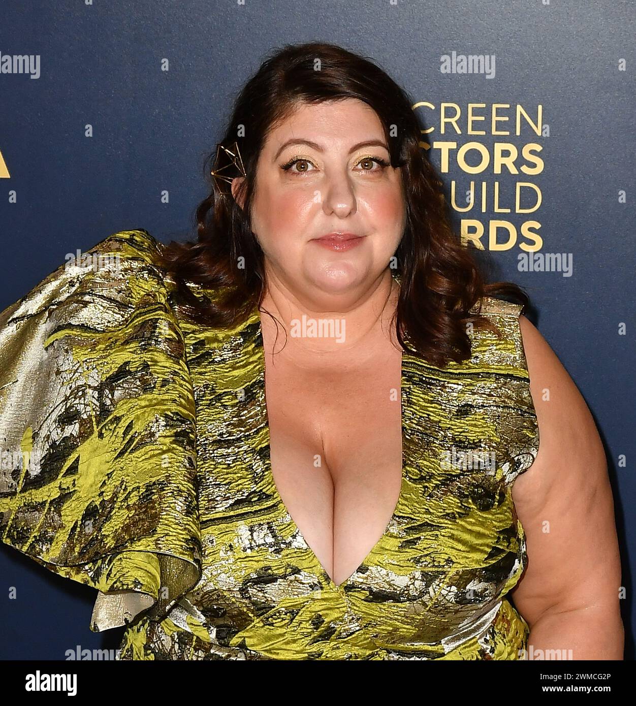 Los Angeles, USA. 25th Feb, 2024. Ashlie Atkinson attends the 30th Annual Screen Actors Guild ...