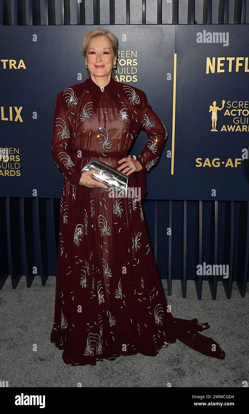 Meryl Streep attends the 30th Annual Screen Actors Guild Awards at ...