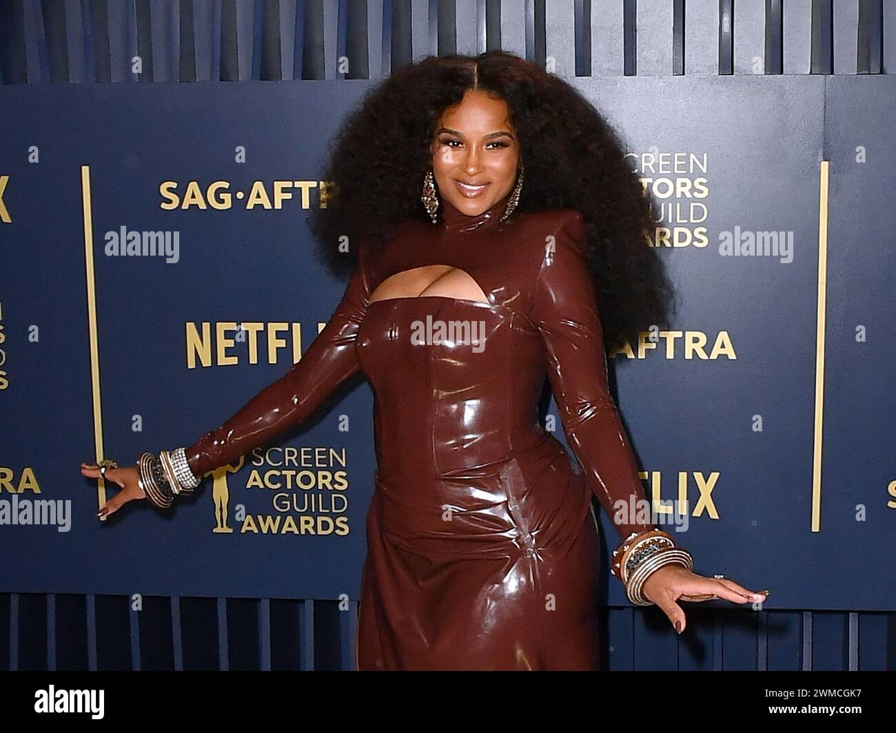 Los Angeles, USA. 25th Feb, 2024. Ciara attends the 30th Annual Screen ...