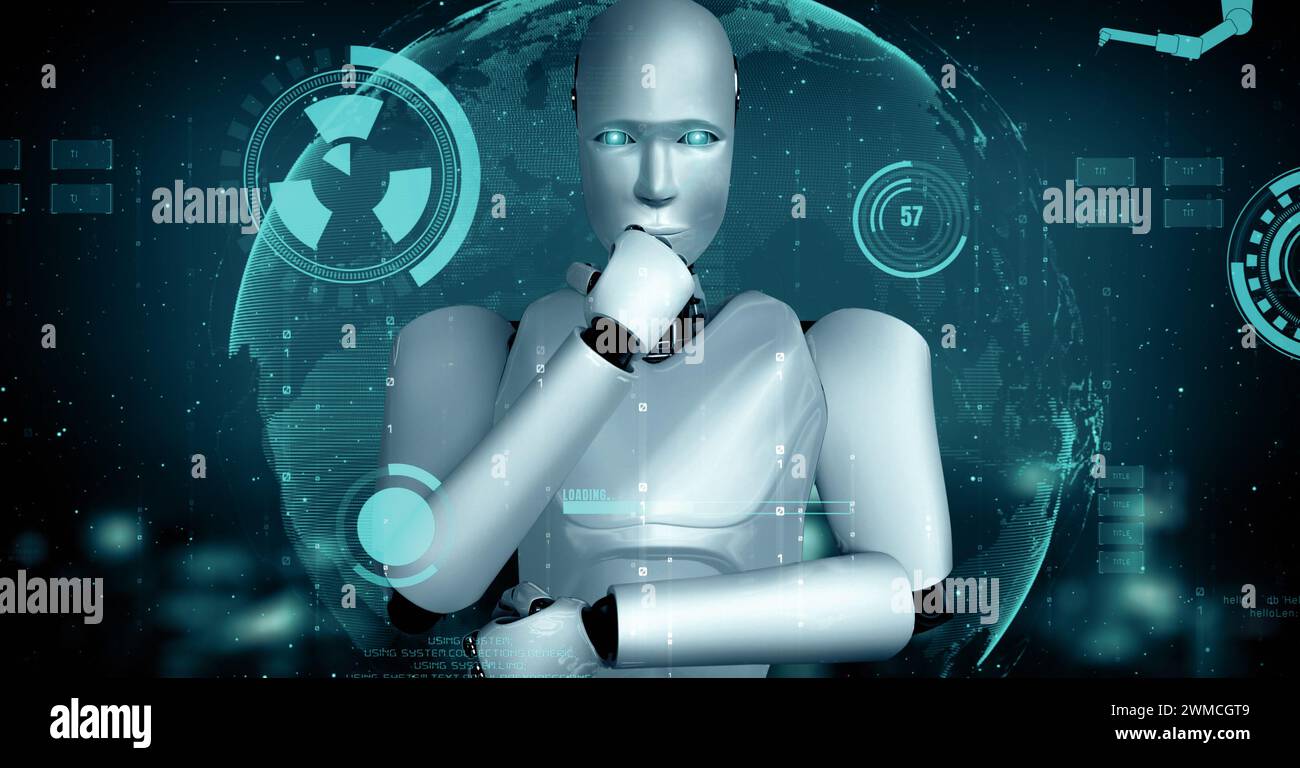 Autonomous artificial intelligence generative ai hi-res stock ...