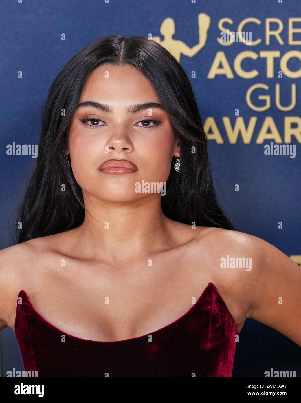 Los Angeles, USA. 24th Feb, 2024. Ariana Greenblatt walking on the red ...