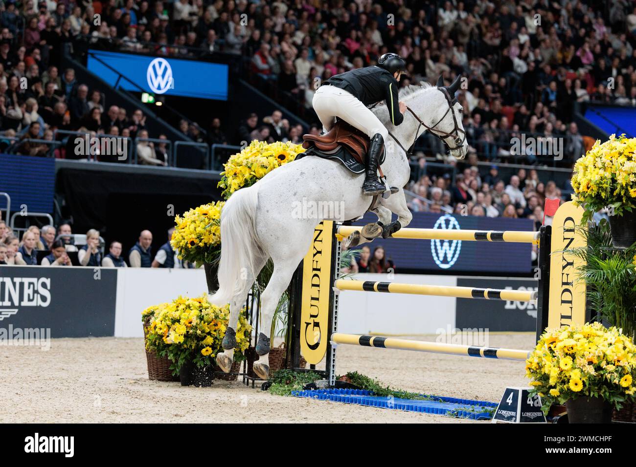 Gothenburg, Sweden. 25th Feb, 2024. Peder Fredricson of Sweden with ...
