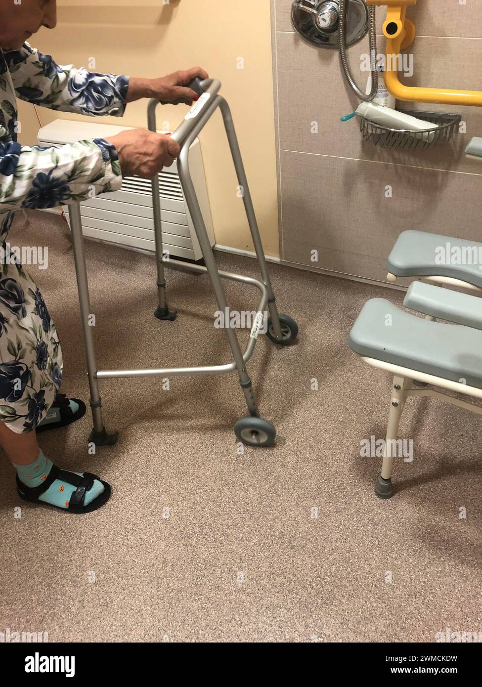 England, London, Clapham South, Nightingale House, patient with ensuite ...