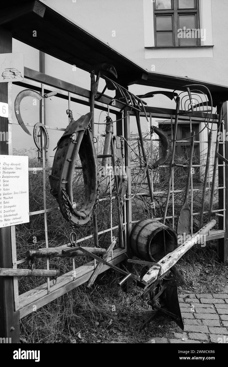 Old farming landscape Black and White Stock Photos & Images - Alamy