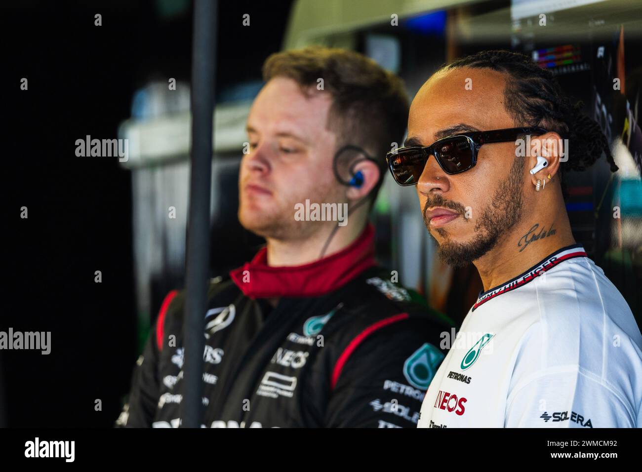 MANAMA, BAHRAIN, Bahrain International Circuit, 21. Feb 2024: Lewis ...